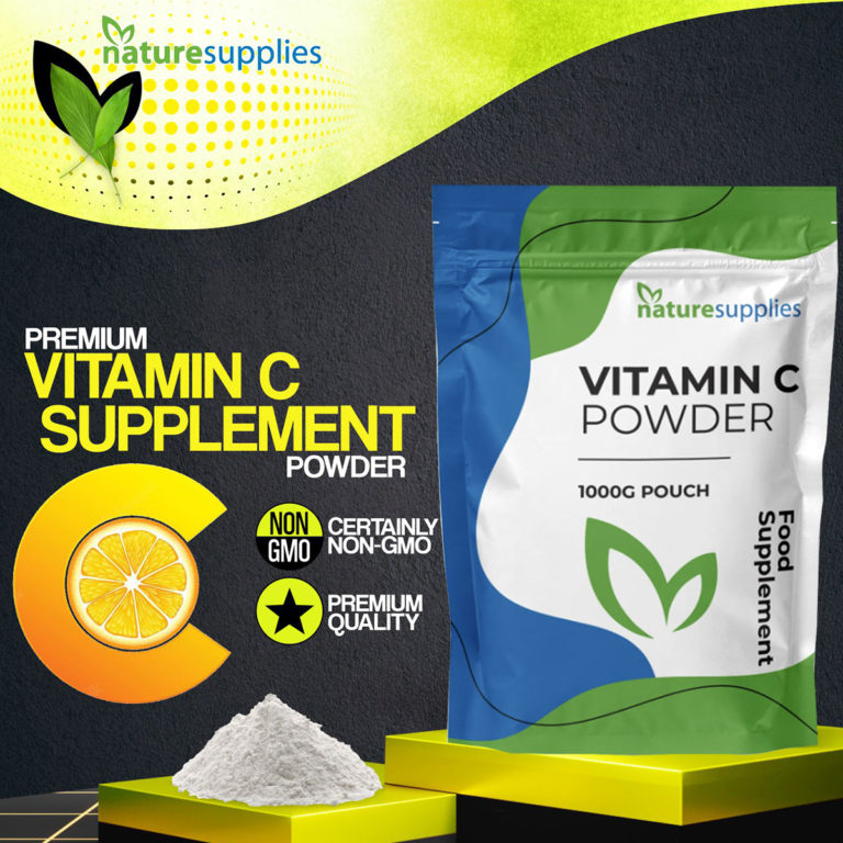 Vitamin C Powder 500g & 1000g Immune System Booster Naturesupplies