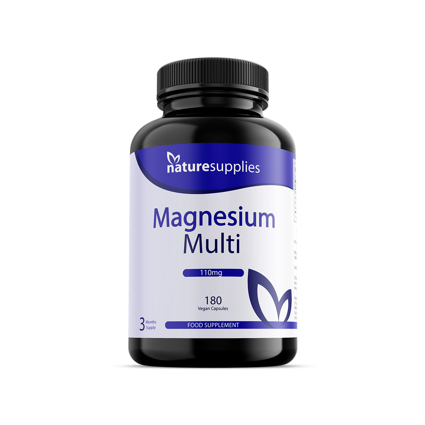 Magnesium Multi Capsules 110mg, 4 Types Of Magnesium Naturesupplies