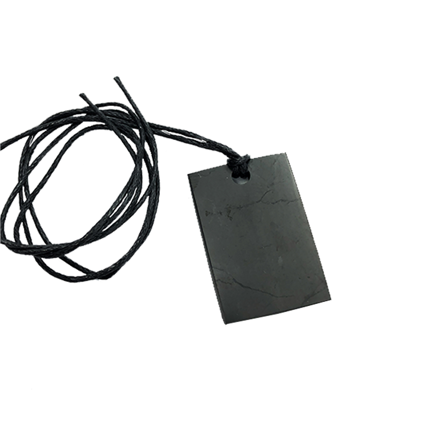 Shungite Pendant "Rectangle" Premium Jewellery | Naturesupplies