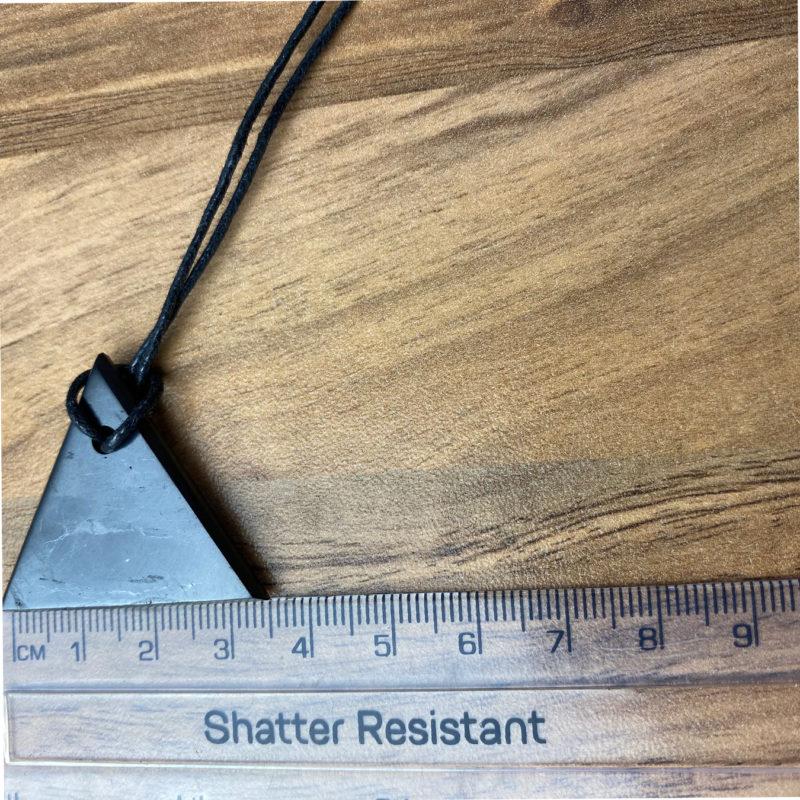 Shungite Pendant "Triangle Male" Jewellery | Naturesupplies