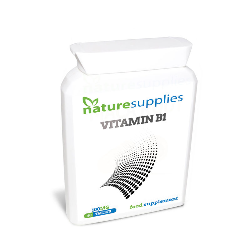 Vitamin B1 Tablets x 60 (100mg) | Thiamine Supplements Naturesupplies